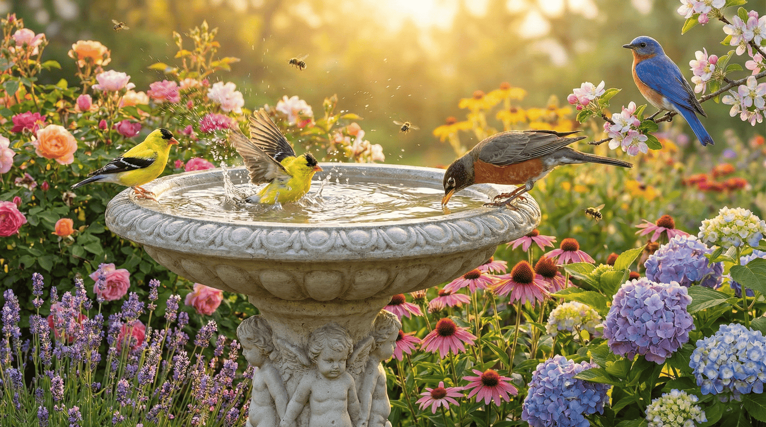 Do Bird Baths Actually Work? (Or Are They Just Lawn Ornaments?) – Water ...