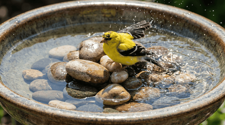 Bought a Deep Bird Bath? Here is How to Make It Safe – Water Fountain ...