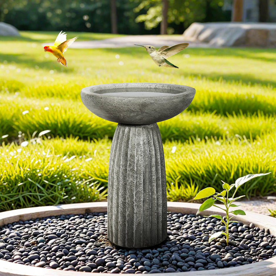 Concrete Bird Baths That Stay Put - Free Shipping – Water Fountain online